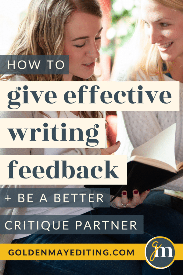 How to Give Effective Feedback | Golden May Editing